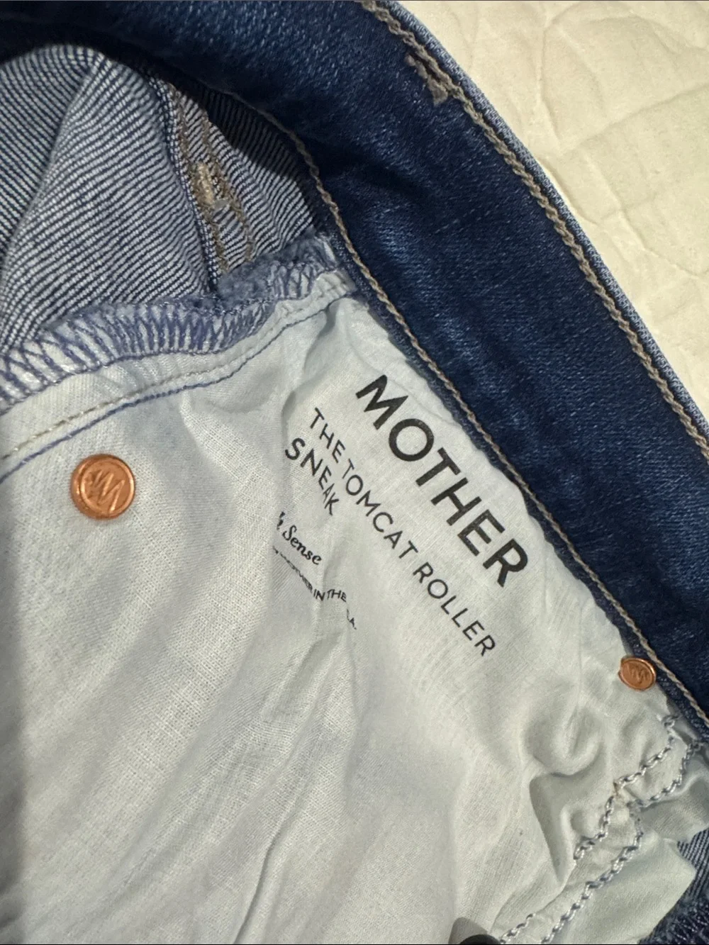 MOTHER | Jeans | Mother Wideleg Jeans In Dark Blue Wash | Poshmark